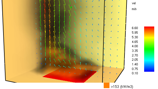 pyrosim_smokeview | Ventus simulation de pressurisation